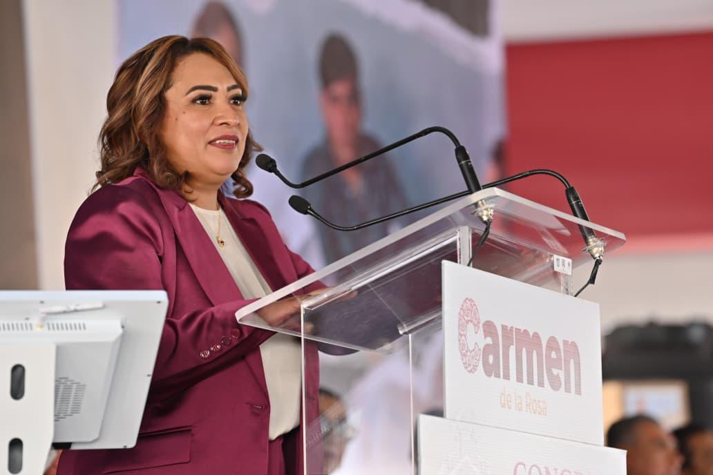 María del Carmen de la Rosa presenta avances y acciones sociales en ...